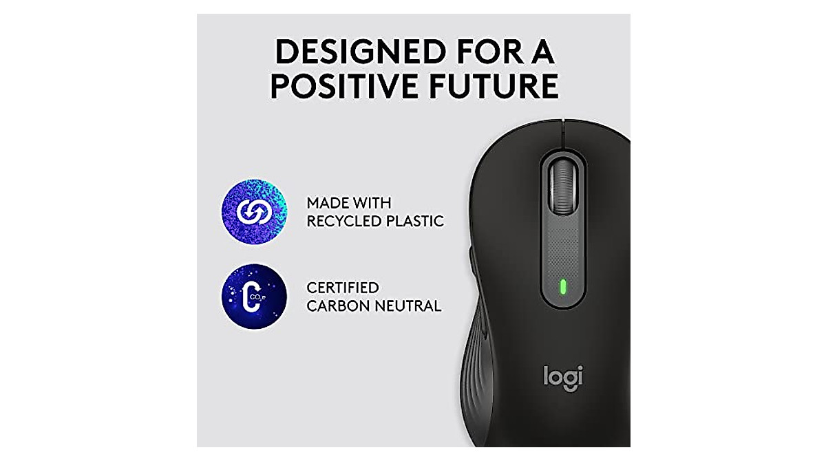 Logitech Signature M650 L Full Size Wireless Mouse - For Large Sized ...