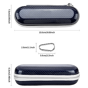 Yinke Hard Travel Case for Oral-B/Oral-B Pro 1000 1500 5000 7000 6000 9600 Smartseries/Philips Sonicare 4100 6100 5100 6500 7500/iO Series 4 7 8 9 Electric Toothbrush, EVA Protective Storage Bag