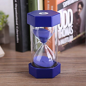 Sand Timers, Colorful Hourglass Sand Glass 1/3/5/10/15/30 Minutes Timer Clock Sandglass Timer for Home Office Decor Gift (10 mins, Green)
