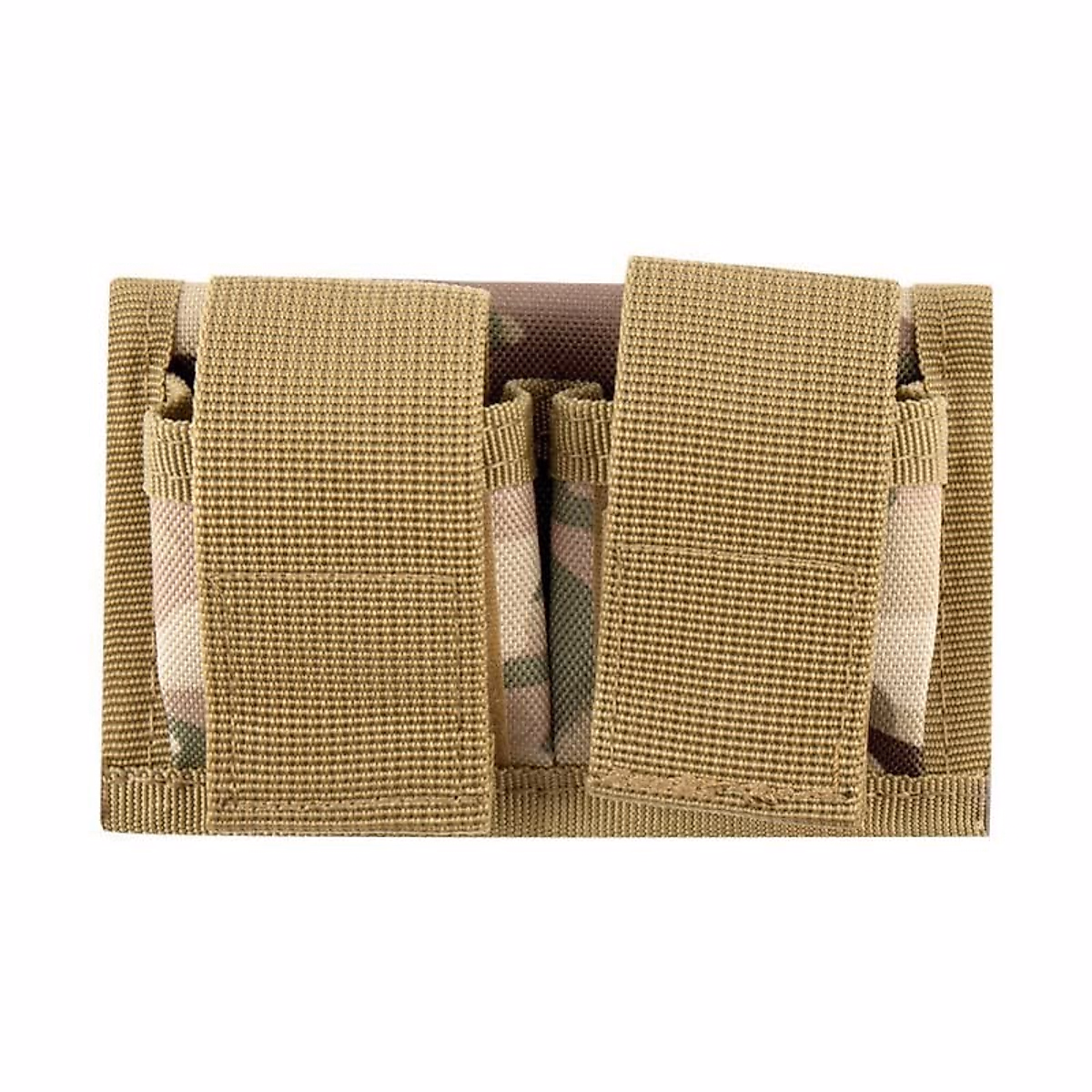 Double Speedloader Pouch Belt Clip Holder Case Carrier Fits 5 & 6 Shot Speed Loaders (2 Packs Camo)