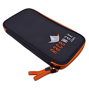 RaceWax Pro Ski Wax Brush Kit: Nylon HorseHair Brass in Deluxe Case - (RA-5509)