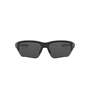 Oakley Men's OO9363 Flak Beta Rectangular Sunglasses, Matte Black/Grey, 64 mm