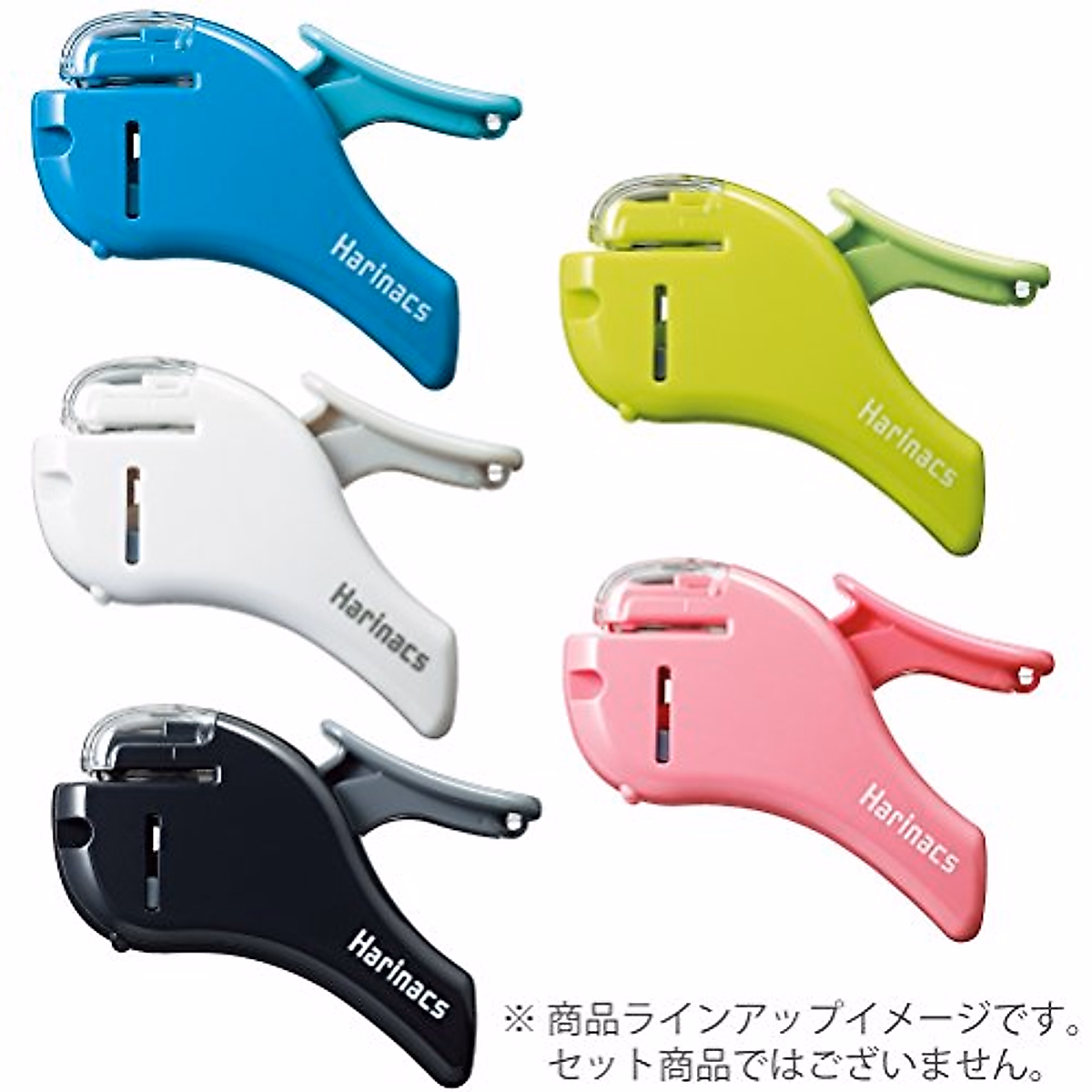 Kokuyo Harinacs Stapleless Stapler, Compact Alpha, Up to 5 Sheets Binding, Green, Japan Import (SLN-MSH305G)