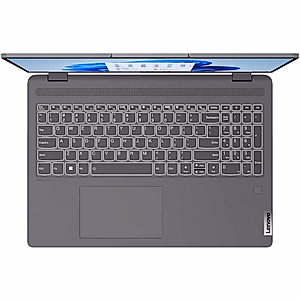 Lenovo 2023 Flex 5 16" 2.5K WQXGA (2560 x 1600) 2-in-1 Touchscreen Laptop, 12th Gen Intel 10-Core i7-1255U, 16GB RAM, 2TB PCIe SSD, Backlit KB, Fingerprint, WiFi 6, BT 5.0, Windows 11, w/Battery