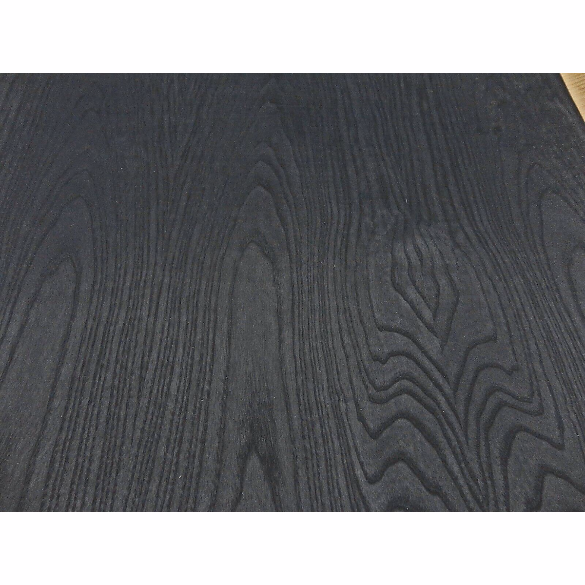 Oak Black Dyed Flat Cut Wood Veneer 24" x 24" with Paper Backer 1/40" Thickness
