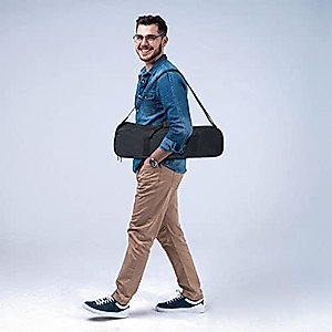 Yellow Mountain Imports Regulation Tournament Roll-Up Staunton Chess Game Set (19.75-Inch) with Travel Bag, 2 Extra Queens, and Weighted Chessmen - Black