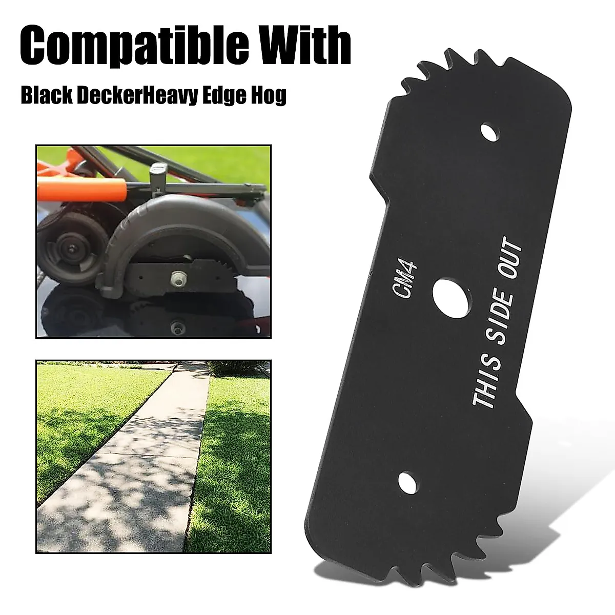 Haiouus 243801-02 Edger Blade, Compatible with Black & Decker 243801-00 LE750 & EH1000 Edger Replacement, Also Fits 40-519 Replacement Blade Edger (2)