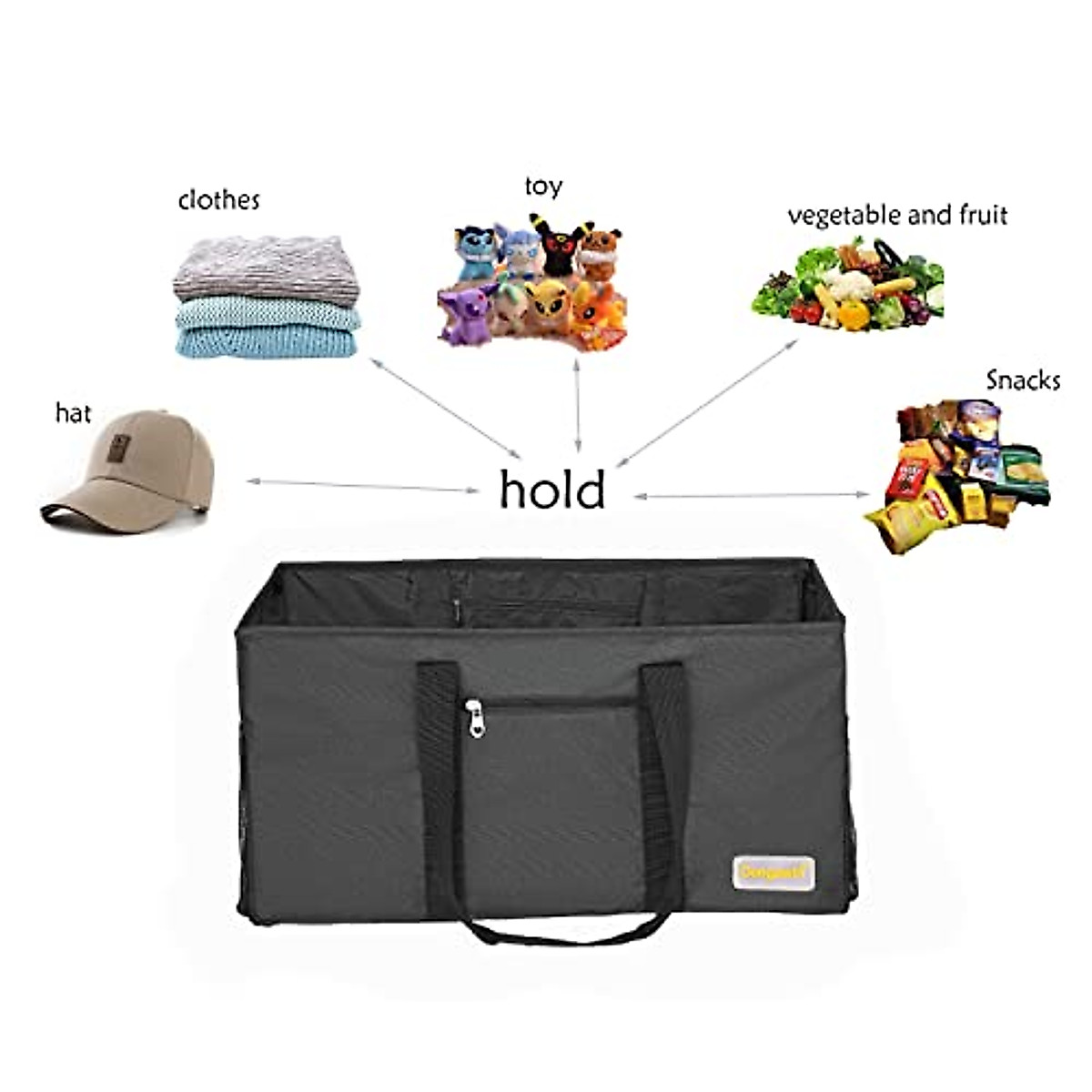 Dongawin Large Utility tote bag,waterproof beach bag,foldable and reusable storage bag,shopping bag,picnic bag,etc.