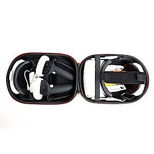 VirtualBuff Elite Strap with 8000mAh Battery, Controller Grips and Storage Case Combo for Oculus Quest 2