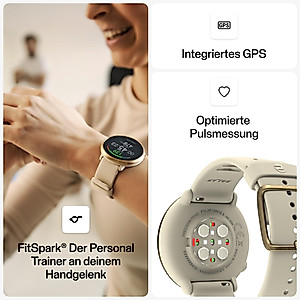 POLAR unisex adult Modern Polar Ignite 2 Fitness Smartwatch, Champagne Gold, S-L US