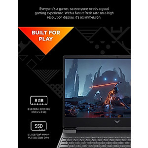 HP Victus Gaming Laptop, 15.6 inch FHD Display, 12th Gen Intel Core i5-12500H 12Core Processor, NVIDIA GeForce RTX 3050, 32GB RAM, 1TB SSD, Bluetooth, Windows 11 Home, Bundle with JAWFOAL