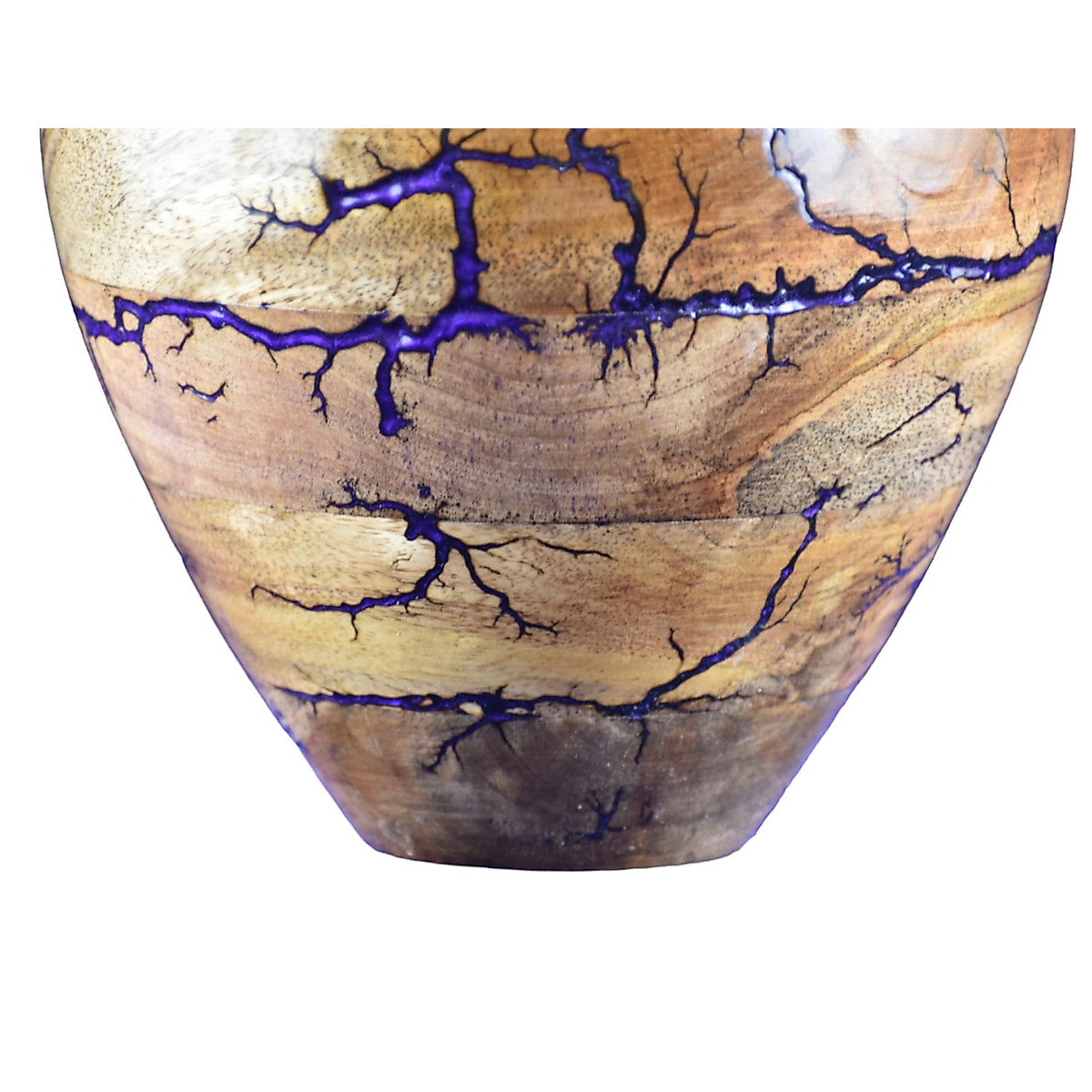 Purple Resin Wooden Urn Box Lichtenberg Figure Resin Urn Cremation Urn for Human Ashes Adult Funeral Urn for Ashes pet Loss Gift Sympathy Gift Memorial Urn Fractal Burning Urn (up to 220 lbs)