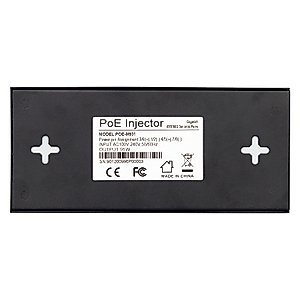 CENTROPOWER High Power Gigabit PoE Injector 90W，Ethernet Switch PoE+ Injector Adapter，10/100/1000Mbps，IEEE 802.3af/at/bt Compliant, Up to 100M(328 feet)