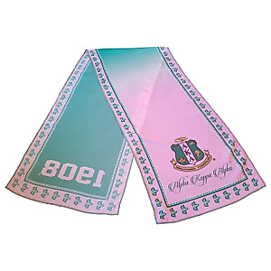 Pink and Green Scarf Women