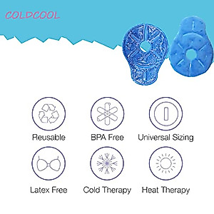 The Breastfeeding Essentials for Nursing Mothers,Soothing Breast Gel Pads,Hot or Cold Gel Packs for Breastfeeding & Pumping, 2 Breast Ice Packs for Breast Augmentation Post Surgery Pain Relief