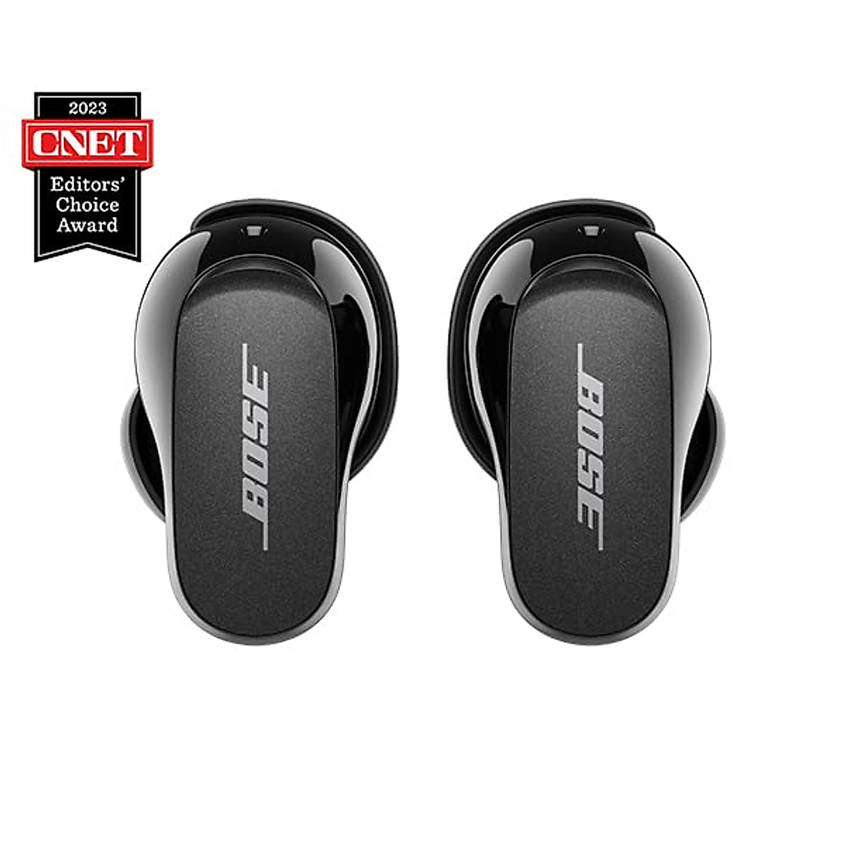 Bose QuietComfort Earbuds II, Triple Black, with Alternate Eartip Sizing Kit