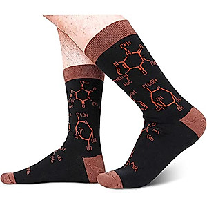 sockfun Chemistry Socks Chemistry Gifts for Men Science Socks Science Gifts for Teens, Gifts for Science Lovers Gifts for Scientists Science Stocking Stuffers