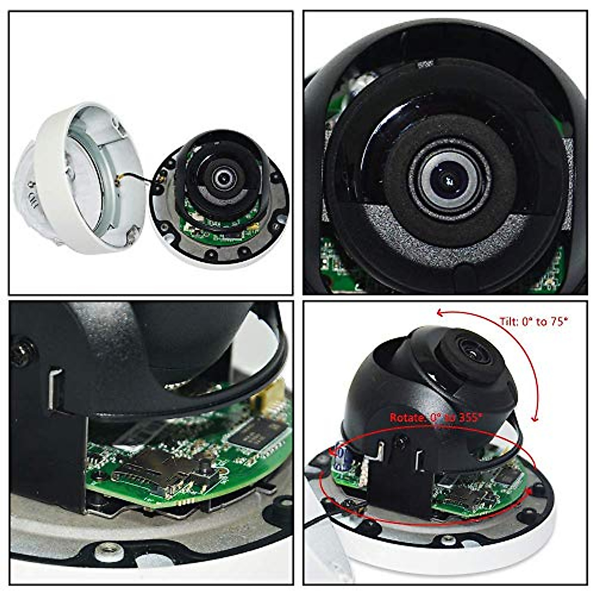 DS-2CD2143G0-I 4MP IP Camera 2.8mm PoE Dome Camera 3-Axis IP67 IK10 H.265+ Support Firmware Upgrade Compatible with Hikvision NVR, Hik-Connect App, IVMS-4200