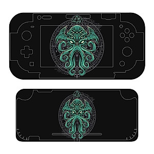Cthulhu Switch Skin Sticker Pretty Pattern Full Wrap Skin Protective Film Sticker Compatible with Switch Lite