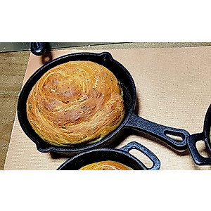 HAWOK Cast Iron Pre seasoned Dia.5.3 inch Mini skillet Pack of 12 Round Black…