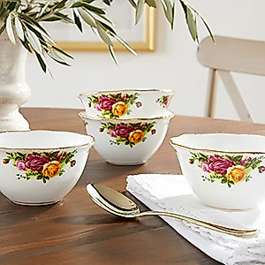 Royal Albert Old Country Roses Bowls Set of 4, 4.3"