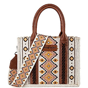 Wrangler Tote Bag for Women Purses Aztec Handbags Western Purses Boho Shoulder Bag ZSY-FBA2-WG2202-8120SCF