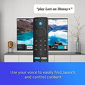 (3rd GEN) L5B83G Voice Replacement Remote for Fire TV Stick (2nd Gen/3rd Ge/Lite/4K) Fire TV Cube (1st Gen & 2nd Gen) and Fire TV (3rd Gen, Pendant Design)