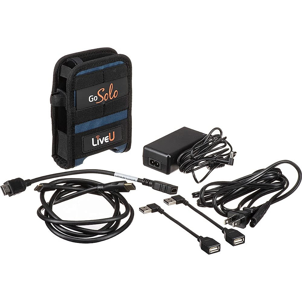 LiveU Solo HDMI Wireless Live Video Streaming Encoder Bundle with MDR7506 Headphones + 32GB Extreme microSD Card + Ethernet Cable + HDMI Cable + Cable Ties + Deluxe Cleaning Kit + More