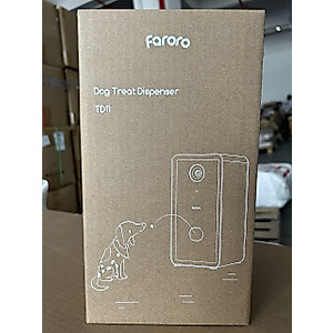 faroro Dog Camera with Treat Dispenser, 2.4G WiFi Pet Camera with Two Way Audio and 1080P Full HD Night Vision for Treat Tossing and Monitoring Your Pet Remotely