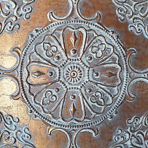 PAINTSDECOR Ceiling tiles faux tin weathered copper restaurant decor wall panel PL71 10pcs/lot