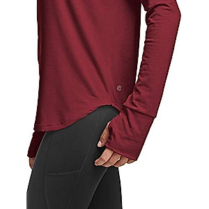 C9 Champion Women's Fashion Long Sleeve T-Shirt, Mulled Berry, L