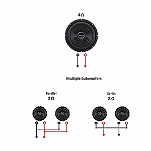 BOSS Audio Systems CXX10 Car Subwoofer - 800 Watts Maximum Power, 10 Inch Subwoofer, Single 4 Ohm Voice Coil, Sold Individually