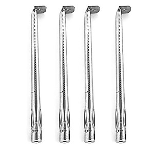 Votenli S1485A(4-Pack) 18 13/16 inch Stainless Steel Burner Replacement for Napoleon 85-3072-8, 85-3073-6, 85-3080-8, 85-3081-6, 85-3082, 85-3083, 85-3084-0, LD485RB, LD485RSIB, M485RB, M485RSIB, RSIB
