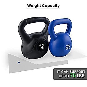 SIMOND STORE White Floating Shelves for Wall - 12" X 8" Small Floating Shelves - Metal Heavy Duty Floating Shelves Brackets for Gaming, Console, Playstation Shelf, Tv Shelf for Wall Mounted Tv