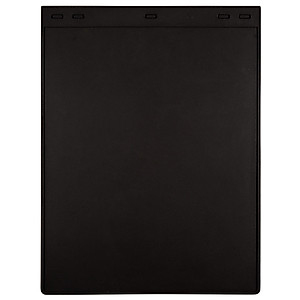 Plasticolor 000331R01 Plain Black Mud Guard - 24 inch - Set of 2