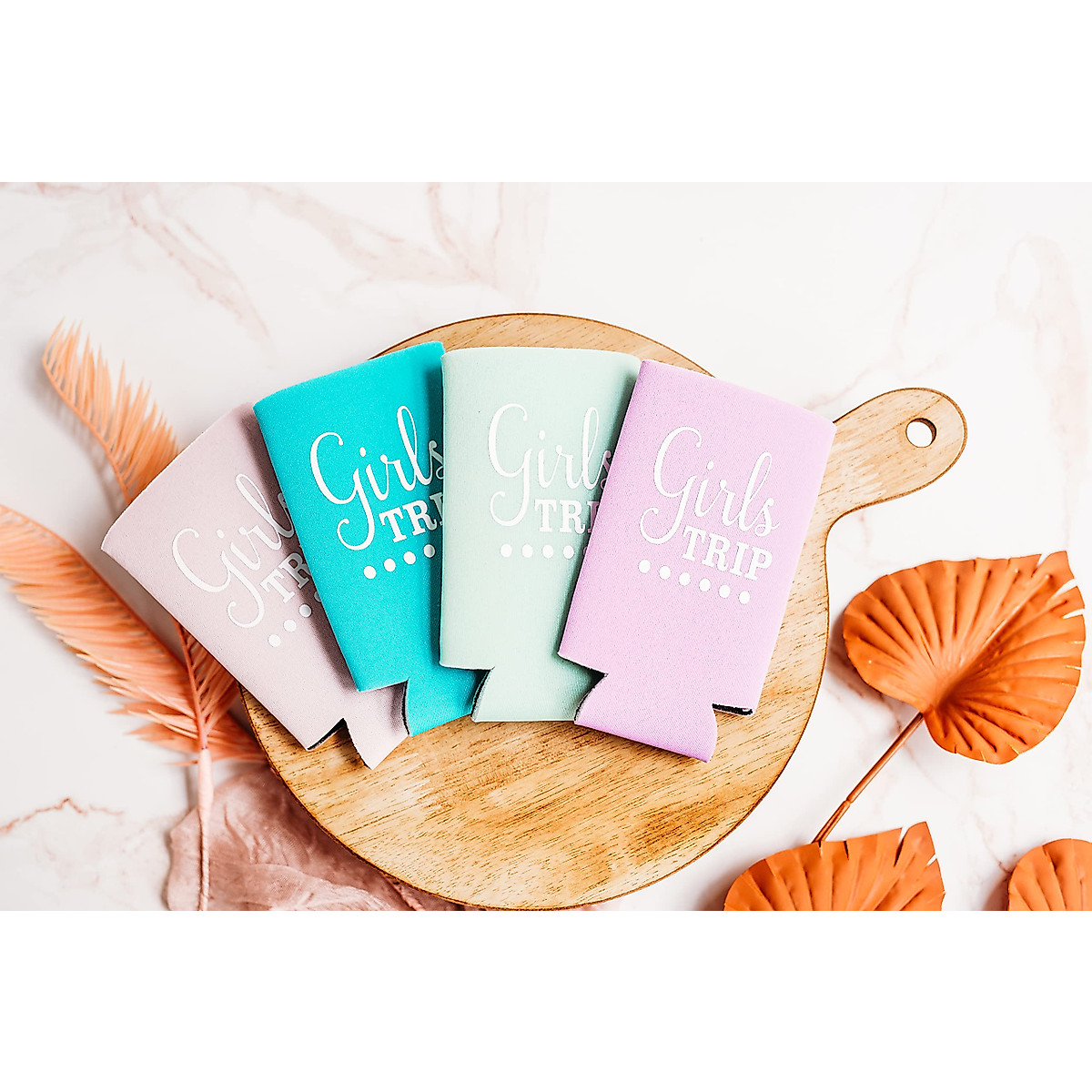 Girls Weekend Trip Gift for Women Bachelorette Party Favor Fun Cruise Essential Idea - Set of 4 (Slim)