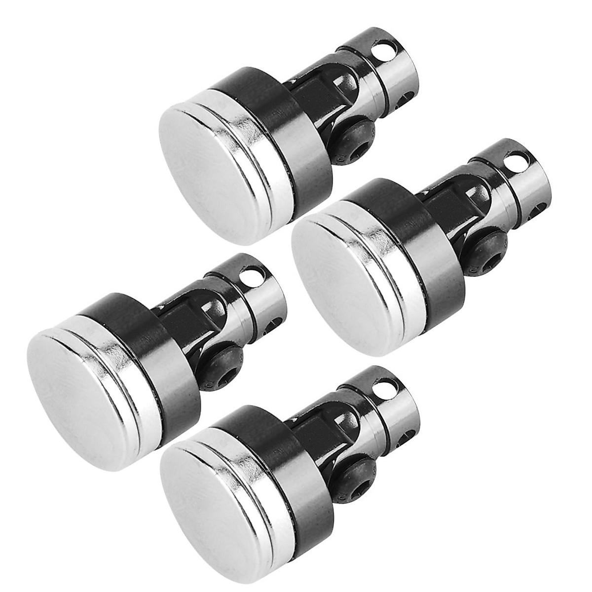 4pcs RC Car Shell Column Post,Strong Magnet Body Shell Mount Column RC Magnetic Body Post Compatible with SCX10 1/10 RC Car Model (Black) Car Model Accessory