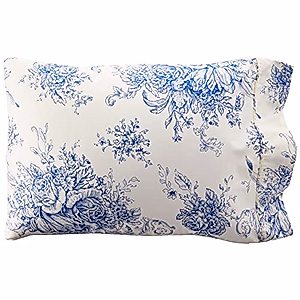 Mélange Home Melange Home 189748, Navy Toile, Queen Sheet Set