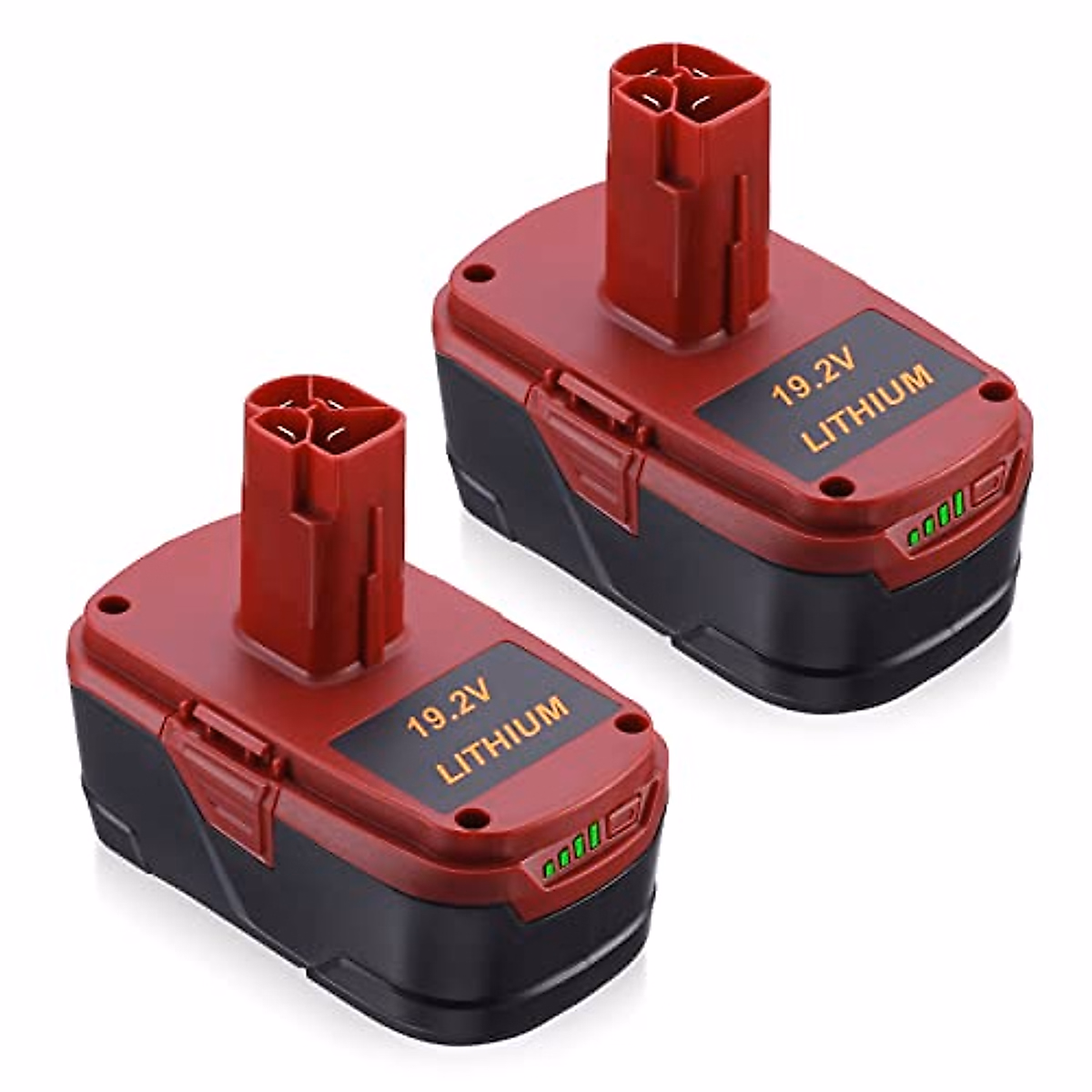 LORDONE 2Packs 6500mAh C3 Lithium Battery for Craftsman 19.2 Volt Battery DieHard XCP 315.115410 315.11485 130279005 1323903 130285003 130211004 120235021 11375 11376 315.PP2011 Cordless Battery