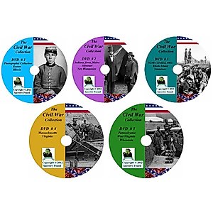 Civil War History and Genealogy - The Ultimate Collection - 698 books on DVD
