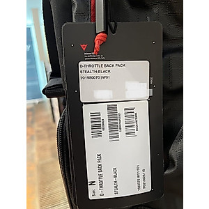 Dainese Men's D-Throttle Back Pack, Stealth-Black, Alpha