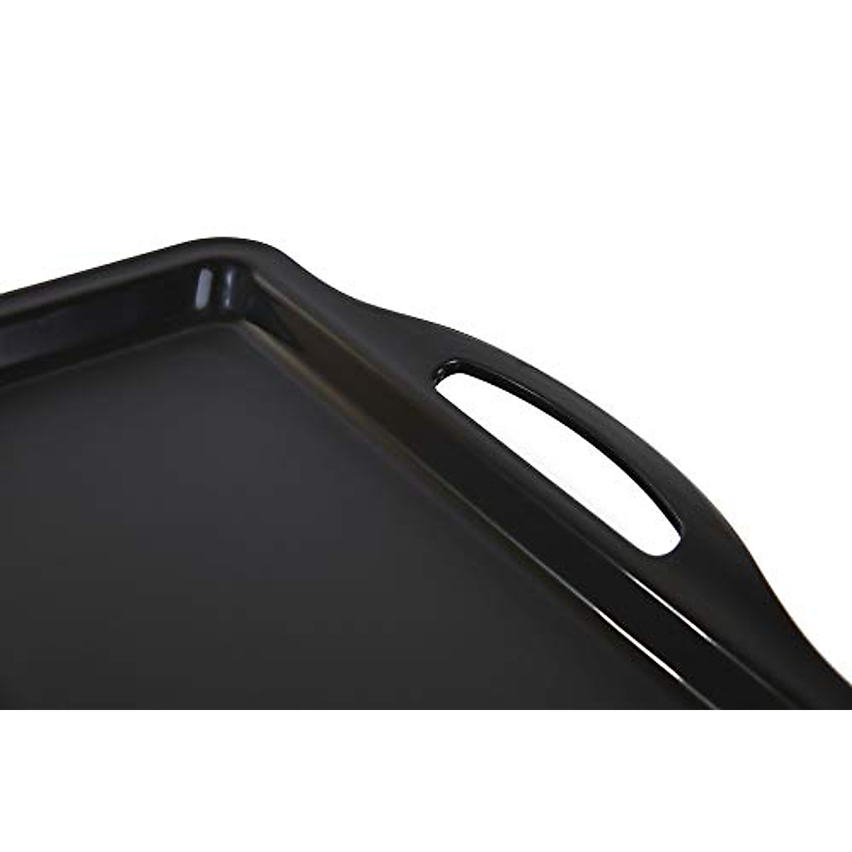 Mintra Home Durable Serving Tray (1pk, Black)