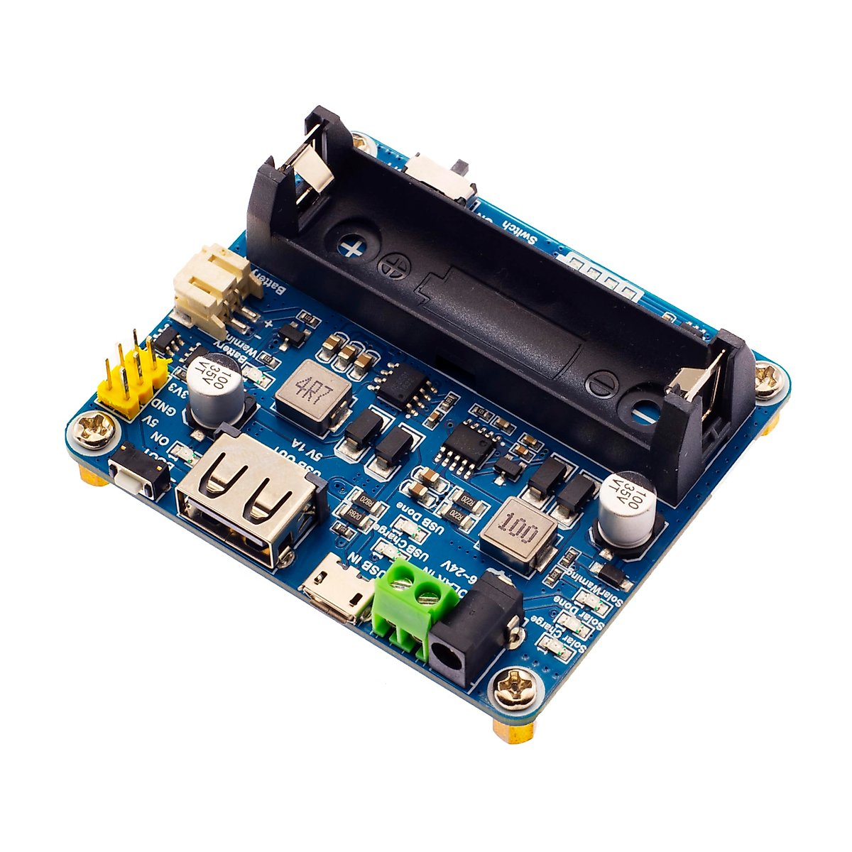 Coolwell Recharged Solar Power Management Module for 6V~24V Solar Panel 5V/1A Or 3.3V/1A Output Solar Panel / USB Connection
