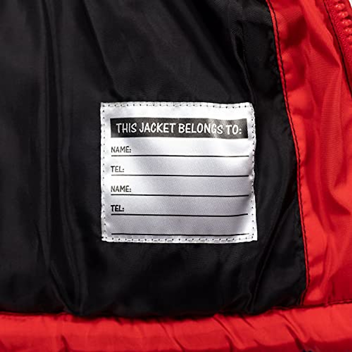 Marvel Avengers Spider-Man Little Boys Winter Coat Puffer Jacket Spider-Man, Red, 6