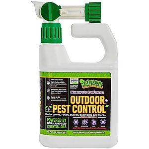 Trifecta Natural Outdoor Pest Control Spray & Backyard Insect Repellent | Kills on Contact & Repels Bugs | Natural, Non-Toxic, Plant-Based, Kids & Pet Safe | Ready to Use Yard Spray (up to 5000ft²)