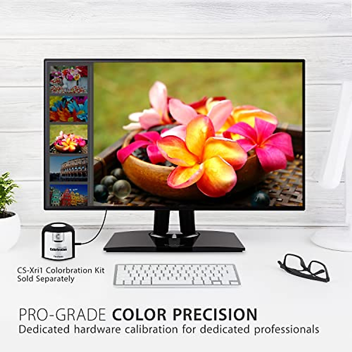ViewSonic VP2468 24-Inch Premium IPS 1080p Monitor with Advanced Ergonomics, ColorPro 100% sRGB Rec 709, 14-bit 3D LUT, Eye Care, HDMI, USB, DP Daisy Chain for Home and Office