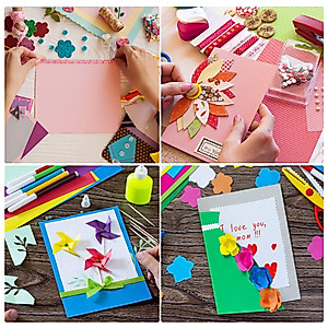 MECCANIXITY Shimmer Cardstock Paper 50 Sheets, Pearlescent Card Stock 8x11.5 Inch 92 Lb/250gsm, Craft, Scrapbook, Cover, Gift Wrapping, Wedding Invitation, Birthday Card, Light Green