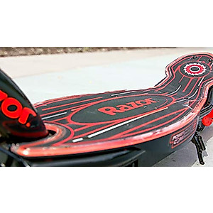 Razor E200 Electric Scooter for Kids Ages 13+ - 8" Pneumatic Tires, 200-Watt Motor, Up to 12 mph and 40 min of Ride Time & Power Core E90 Glow Electric Scooter for Kids Ages 8+ - 90w Hub Motor