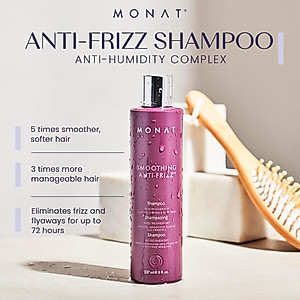 MONAT Smoothing Anti-Frizz Set - Natural Frizz Ease Shampoo & Frizz Dismiss Conditioner for Lightweight Frizz Control and Smooth, Shiny Hair