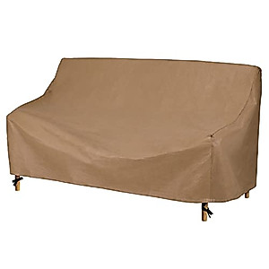 Duck Covers ESO793735 Essential Water-Resistant 79 Inch Sofa Cover,79W x 37D x 35H, Patio Furniture Covers